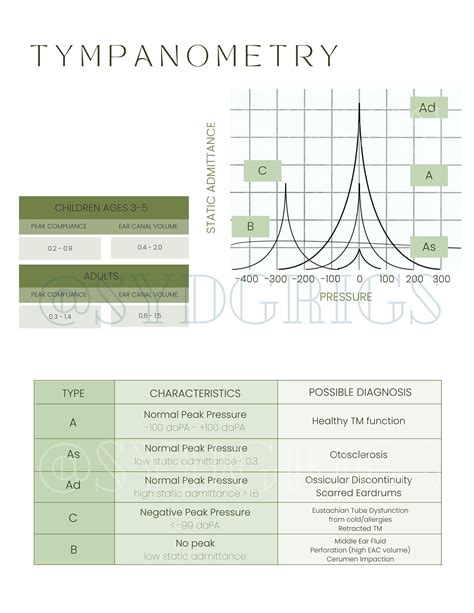 Audiology Cheat Sheets Etsy