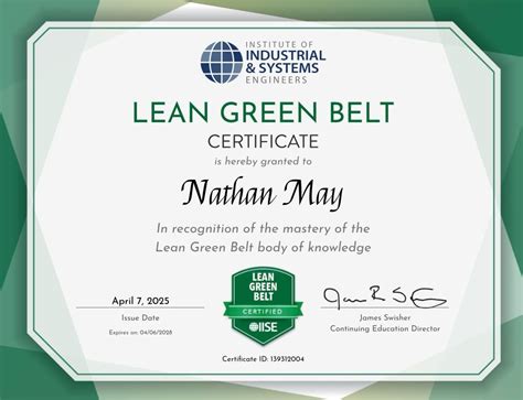 Lean Leangreenbelt Processimprovement Continuousimprovement Iise