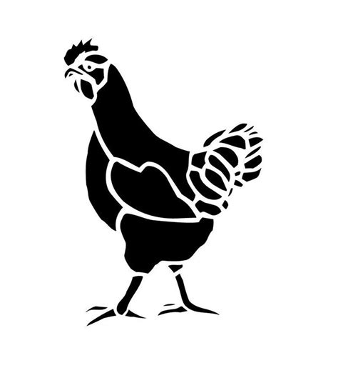 Printable Chicken Stencil Printablelib