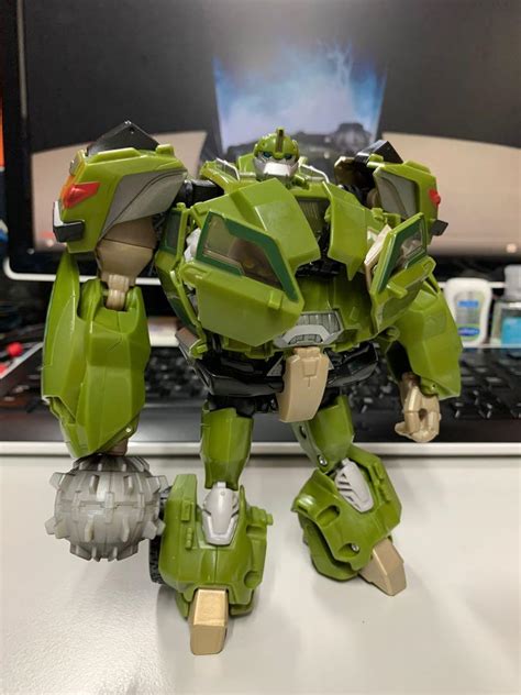 賣仔莫摸頭系列 變形金剛 美版 初版 最強 Tfp Prime Bulkhead First Edition Fe 興趣及遊戲 玩具