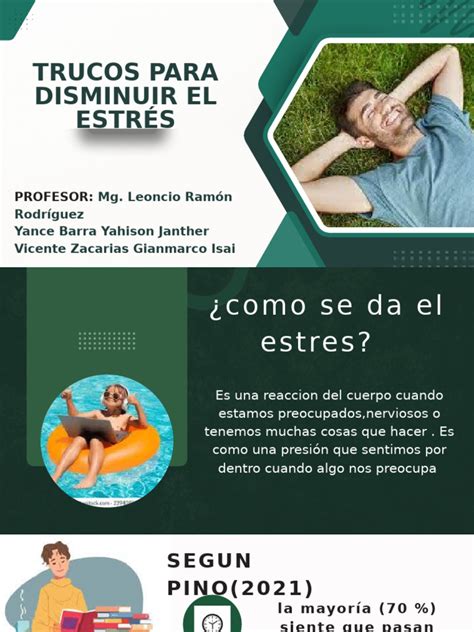 Trucos Para Disminuir El Estrés Pdf