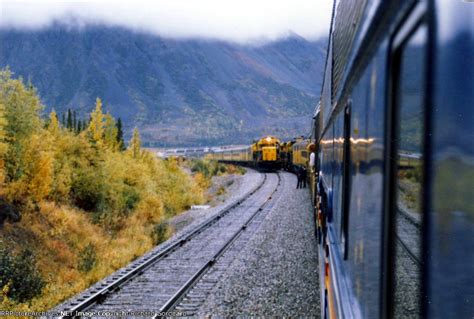 Southbond Arr Passenger Train Holds The Main To Pass The Northboundarr