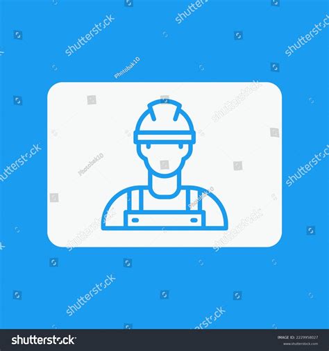 Engineer Clipart Engineering Icon Square Stock Illustration 2229958027