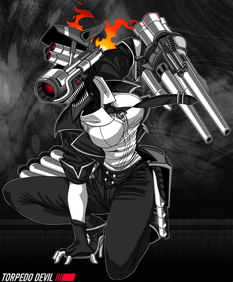 5mad1ness Chainsaw Man Original Highres Self Upload Demon Demon Girl Gesugao Greyscale