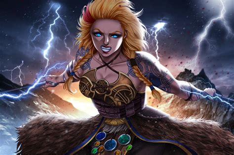 Thrud Thorsdottir By Gin 1994 On Deviantart