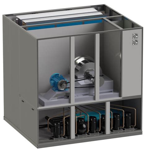 Daikin Self Contained Unit Animation Includes Blower Fan Cooling Coils