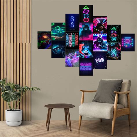 Jual ISI 16 PCS Poster Dinding Aesthetic Ukuran A6 A5 A4 Gamers