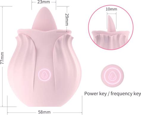 Likkende Tong Vibrator Licking Roze Clitoris Sex Toys Voor Vrouwen