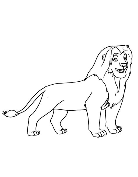 Simba Coloring Pages Free Printable Pdf