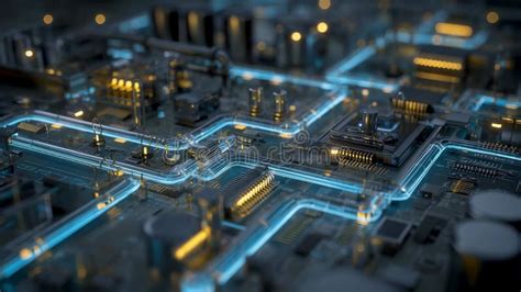 Ammonia Power Generation Integrated Sensors And Control Systems On Circuit Board Stock Video