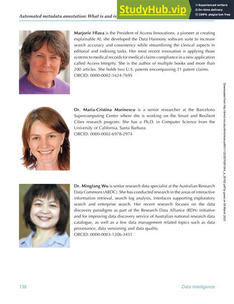 Automated Metadata Annotation What Is And Is Not Possible With Machine Learning Pdf