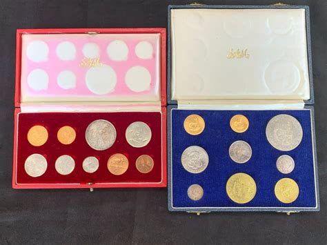 South African Proof Coin Sets 1964 Nine Coin Gold And Silver Coin Set