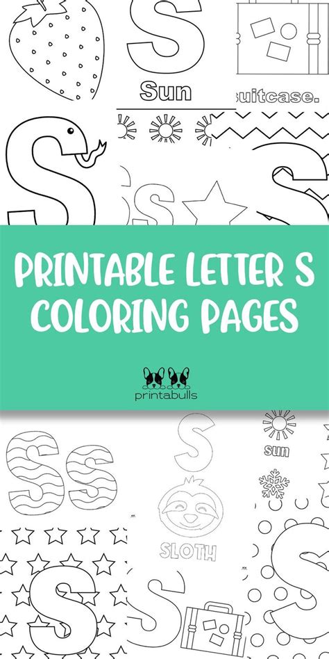 Letter S Coloring Pages 15 Free Pages Printabulls Coloring Pages