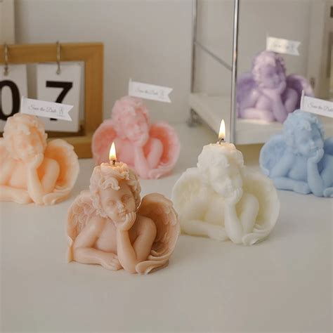 Moule Bougie En Silicone Angel Scented Ornement D Ange Ail G Teau D