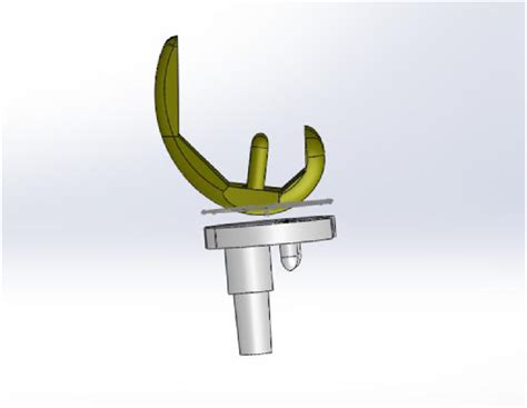 The 3d Computer Assisted Design Models Of The Knee Prostheses Download Scientific Diagram