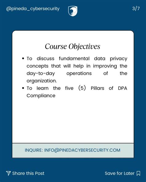 Security Awareness And Data Privacy Awareness Pineda Cybersecurity