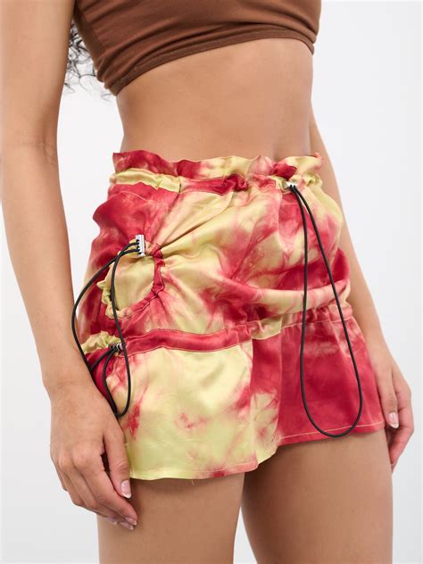 Asta Mini Skirt Asta Yellow Purple