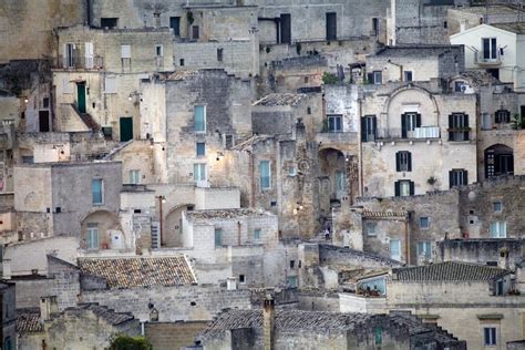 Sasso Caveoso At The Sassi Of Matera Matera Italy Stock Image Image