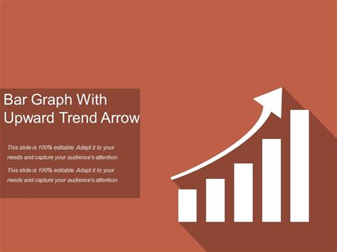 Bar Graph With Upward Trend Arrow Powerpoint Slides Diagrams Themes