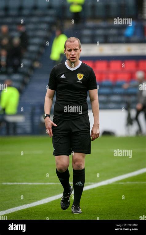 William Collum Sfa Registered Football Referee Photographed At Hampden Park Glasgow Scotland