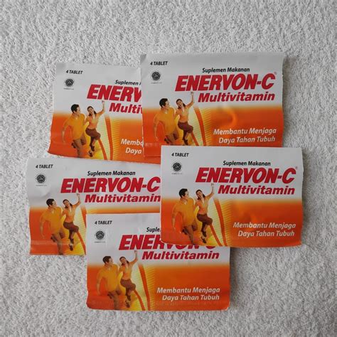 Jual Enervon C Multivitamin Vitamin C Dan B Isi 4 Shopee Indonesia