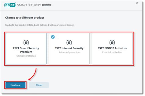KB6584 Change Your ESET Windows Home Product 15 X16 X