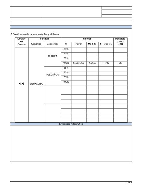 Verificación De Rangos Y Atributos En Escaleras Pdf