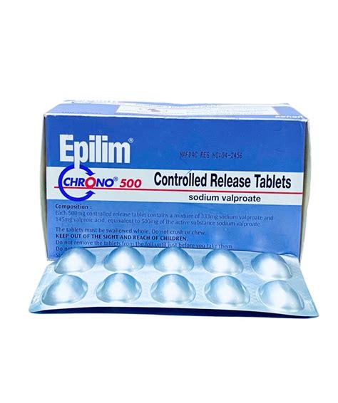 Epilim Chrono 500mg Blister Medecify