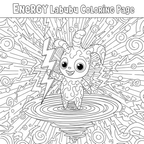 Labubu Big Into Energy Website Coloring Pages Free Printable Pdf