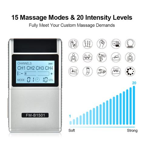 Pastsky Tens Electronic Pulse Massager Electric Tens Therapy Massager