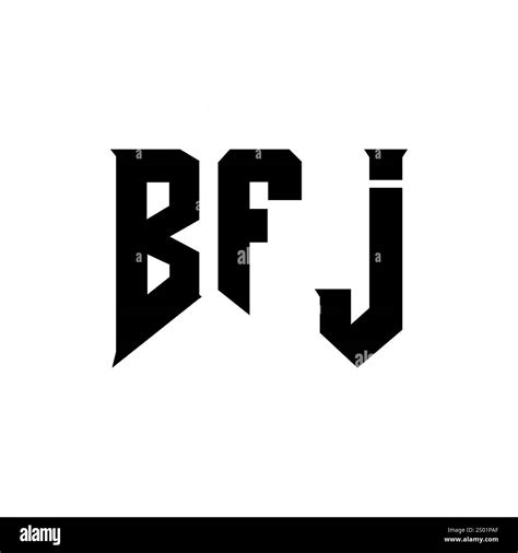Bfj Letter Logo Design For Technology Company Bfj Logo Design Black