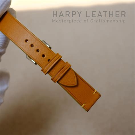Slim Watch Strap Thin Leather Watch Strap Handcraft