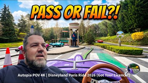 Autopia Pov 4k Disneyland Paris Ride 2026 Got Your Licence Youtube