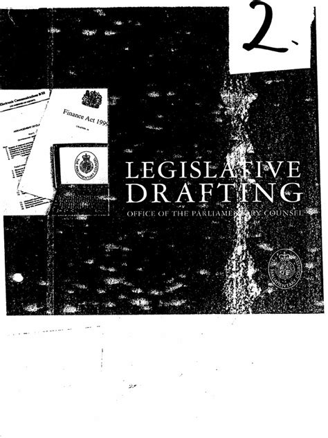 2 Legislative Drafting Pdf 1 Pdf