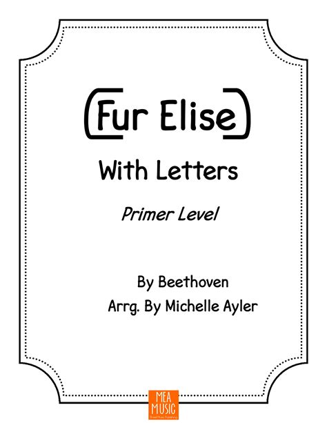 Fur Elise With Letters Pdf