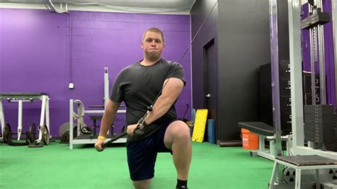 Ptp 1 2 Kneeling Cable Chop Youtube