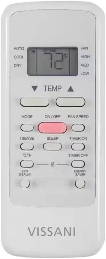 Vissani Vaw06r1awtfr 6000 Btu Window Air Conditioner User Manual