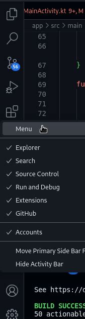 Selection Menu Gone Issue Dev Environments Vscode Github