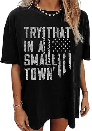 Oversized Country Concert T Shirt Women Rock Band Shirts Vintage