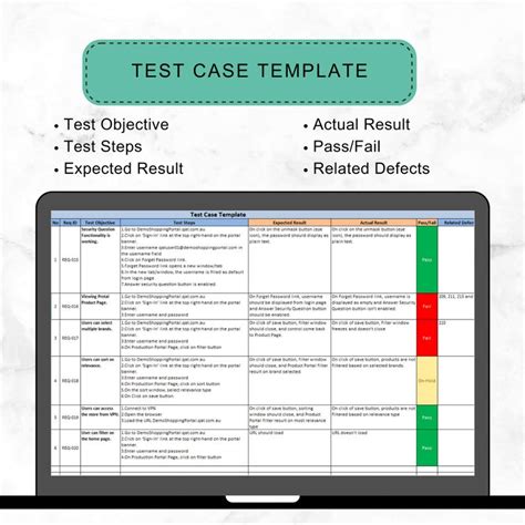 Project Execution Template Excel Bundle Requirements Traceability Matrix Test Case Execution