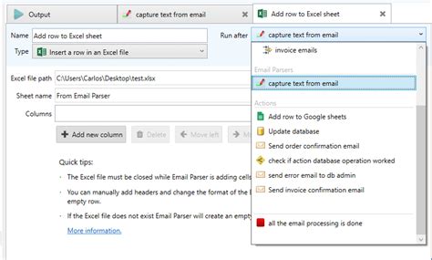 What Is The Meaning Of The Flow Arrows Email Parser Software