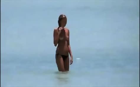 Partially Nude Youngster Attractive Tits Beachfront 2013 Portugal Eporner