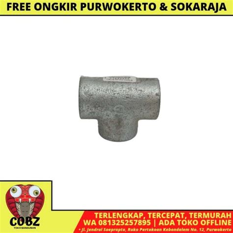 Jual 1 In G Tee Drat Dalam Faucet Tee Fitting Pipa Besi Di Seller