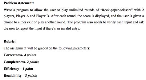 Solved Problem Statement Write A Program To Allow The User Chegg