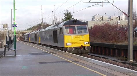 Dcr Class 60 Convoy At Milton Keynes Central 030124 Youtube