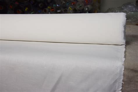 In Stock 100 Linen Fabric Astra Water Pro Off White 200gsm Water