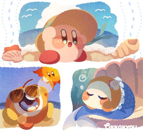 Kirby Waddle Dee And Waddle Doo Kirby Drawn By Tokkakyou Danbooru