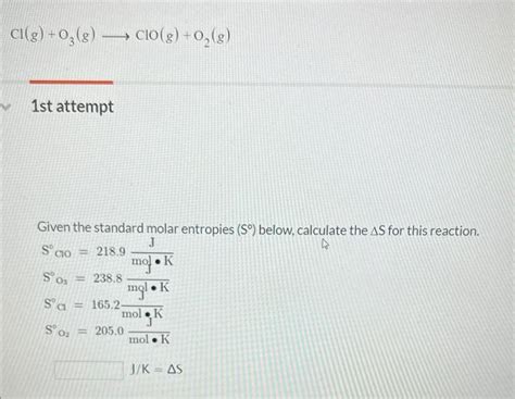 Solved Clgo3 G Clogo2g 1st Attempt Given The