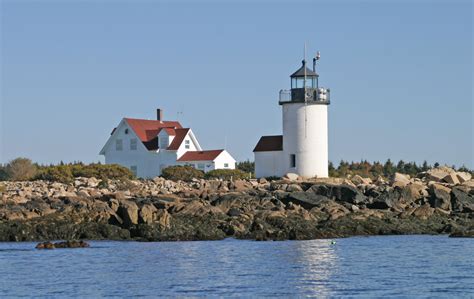 Goat Island Lighthouse Maine At