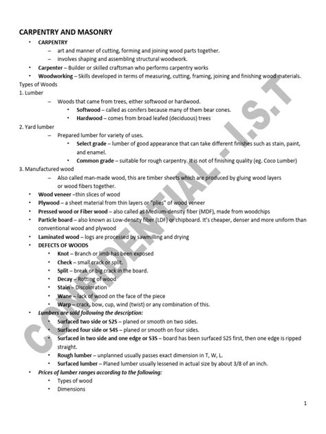 Tle Major Notes Pdf Concrete Nail Anatomy